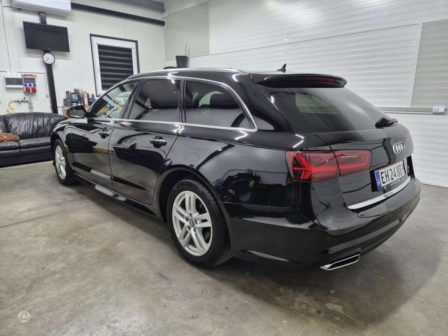 Black Audi A6 2016 in Utena, with an engine capacity of 1.97 L and mileage of 280 thousand km for 13990 €, photo 5 on AUTOMOTO.COM.LV