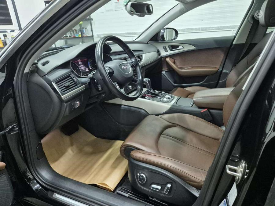 Black Audi A6 2016 in Utena, with an engine capacity of 1.97 L and mileage of 280 thousand km for 13990 €, photo 6 on AUTOMOTO.COM.LV