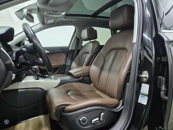 Black Audi A6 2016 in Utena, with an engine capacity of 1.97 L and mileage of 280 thousand km for 13990 €, photo 9 on AUTOMOTO.COM.LV