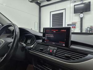 Black Audi A6 2016 in Utena, with an engine capacity of 1.97 L and mileage of 280 thousand km for 13990 €, photo 16 on AUTOMOTO.COM.LV