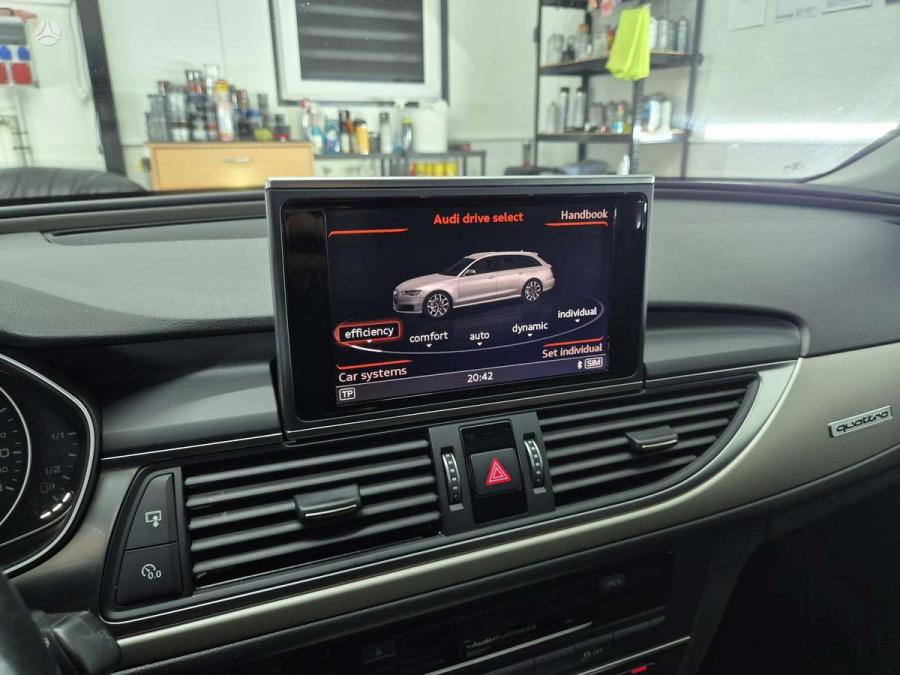Black Audi A6 2016 in Utena, with an engine capacity of 1.97 L and mileage of 280 thousand km for 13990 €, photo 18 on AUTOMOTO.COM.LV