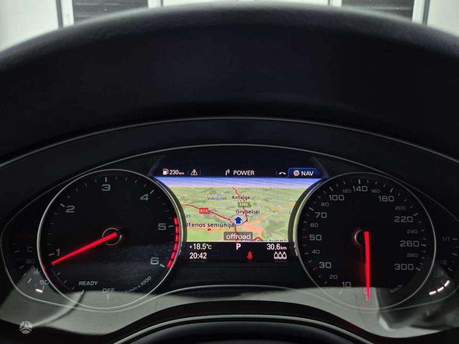 Black Audi A6 2016 in Utena, with an engine capacity of 1.97 L and mileage of 280 thousand km for 13990 €, photo 19 on AUTOMOTO.COM.LV