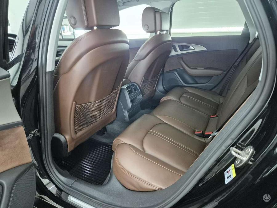 Black Audi A6 2016 in Utena, with an engine capacity of 1.97 L and mileage of 280 thousand km for 13990 €, photo 23 on AUTOMOTO.COM.LV