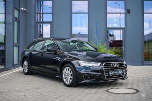 Melns Audi A6 2016 Kauņa, ar dzinēja tilpumu 2.97 L un nobraukumu 255 tūkst. km par 15250 €, foto  vietnē AUTOMOTO.COM.LV