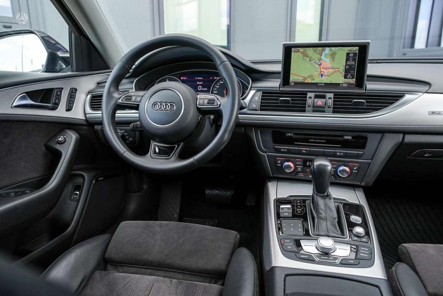 Melns Audi A6 2016 Kauņa, ar dzinēja tilpumu 2.97 L un nobraukumu 255 tūkst. km par 15250 €, foto 19 vietnē AUTOMOTO.COM.LV