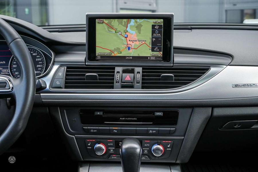Melns Audi A6 2016 Kauņa, ar dzinēja tilpumu 2.97 L un nobraukumu 255 tūkst. km par 15250 €, foto 22 vietnē AUTOMOTO.COM.LV