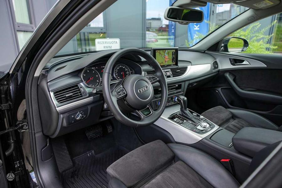 Melns Audi A6 2016 Kauņa, ar dzinēja tilpumu 2.97 L un nobraukumu 255 tūkst. km par 15250 €, foto 29 vietnē AUTOMOTO.COM.LV