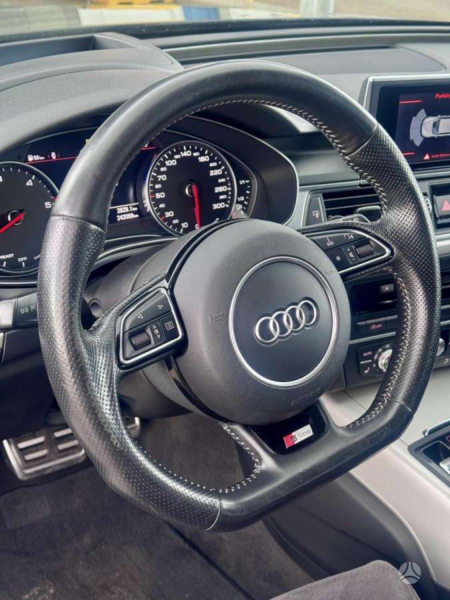 Black Audi A6 2016 in Kretinga, with an engine capacity of 2.97 L and mileage of 242 thousand km for 14000 €, photo 20 on AUTOMOTO.COM.LV