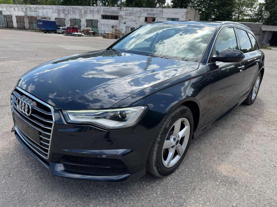 Black Audi A6 2016 in Raseiniai, with an engine capacity of 1.97 L and mileage of 286 thousand km for 10300 €, photo 1 on AUTOMOTO.COM.LV