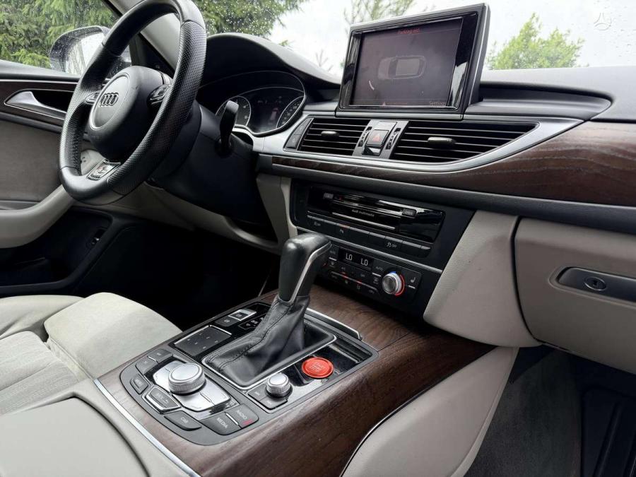 Melns Audi A6 2016 Kauņa, ar dzinēja tilpumu 2.97 L un nobraukumu 301 tūkst. km par 9500 €, foto 12 vietnē AUTOMOTO.COM.LV