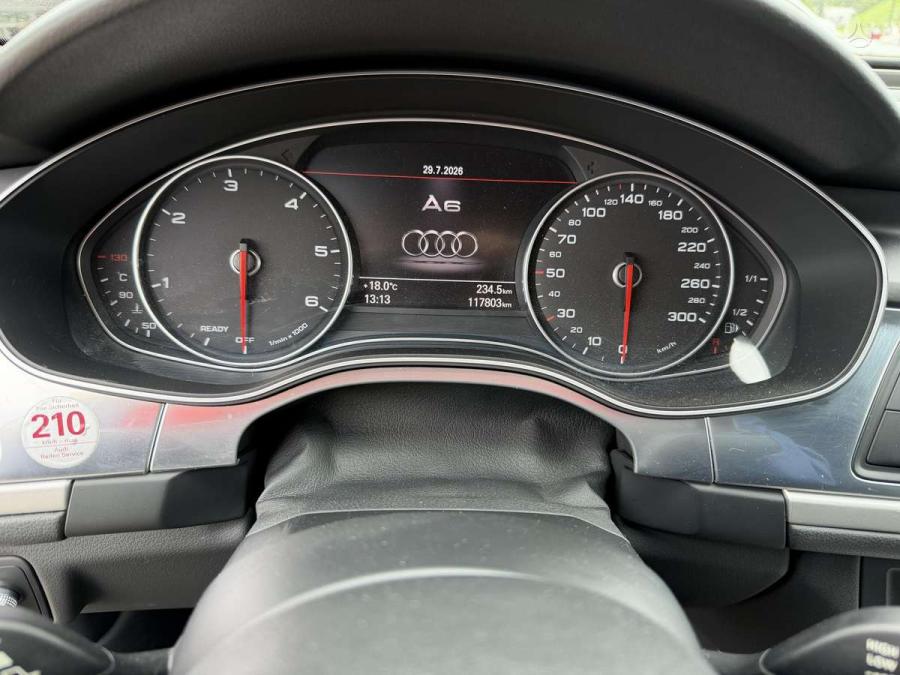Melns Audi A6 2016 Klaipėda, ar dzinēja tilpumu 2.97 L un nobraukumu 117 tūkst. km par 14000 €, foto 17 vietnē AUTOMOTO.COM.LV