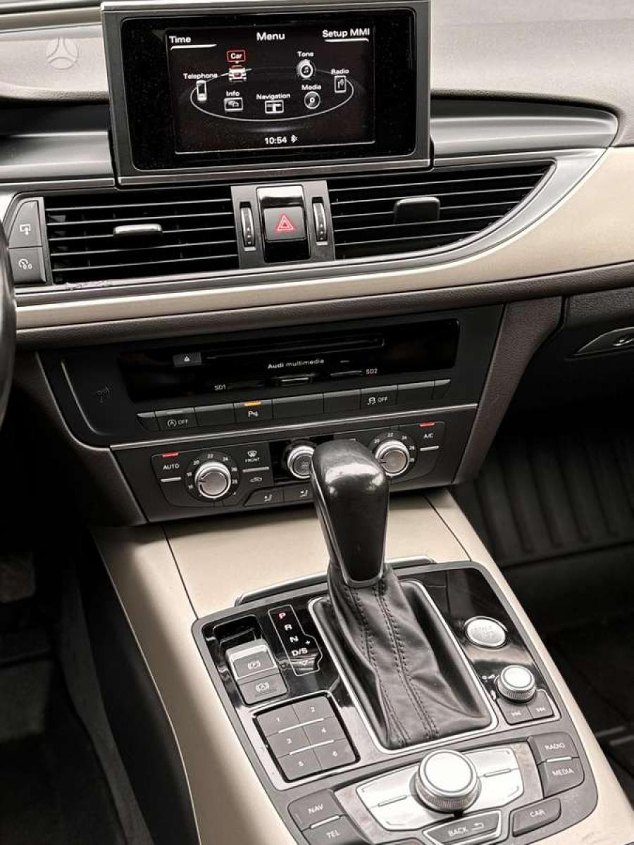 Black Audi A6 2016 in Klaipeda, with an engine capacity of 1.97 L and mileage of 290 thousand km for 11700 €, photo 29 on AUTOMOTO.COM.LV