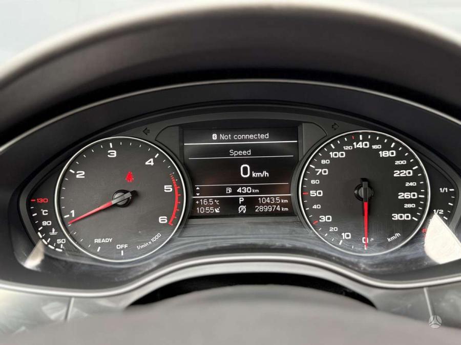 Black Audi A6 2016 in Klaipeda, with an engine capacity of 1.97 L and mileage of 290 thousand km for 11700 €, photo 32 on AUTOMOTO.COM.LV