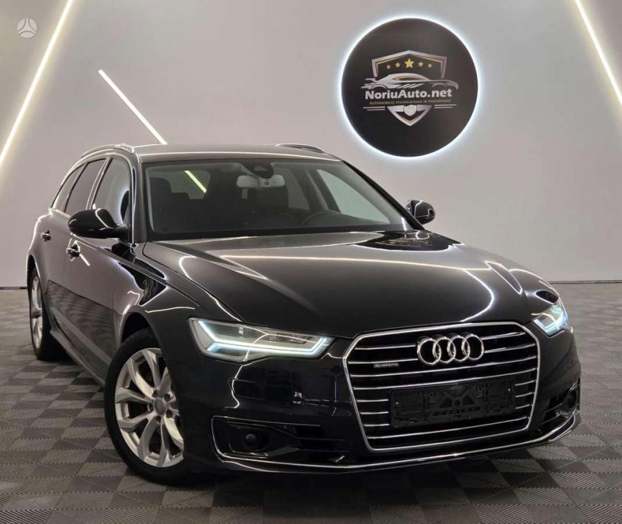 Melns Audi A6 2016 Marijampole, ar dzinēja tilpumu 1.97 L un nobraukumu 292 tūkst. km par 15600 €, foto 1 vietnē AUTOMOTO.COM.LV