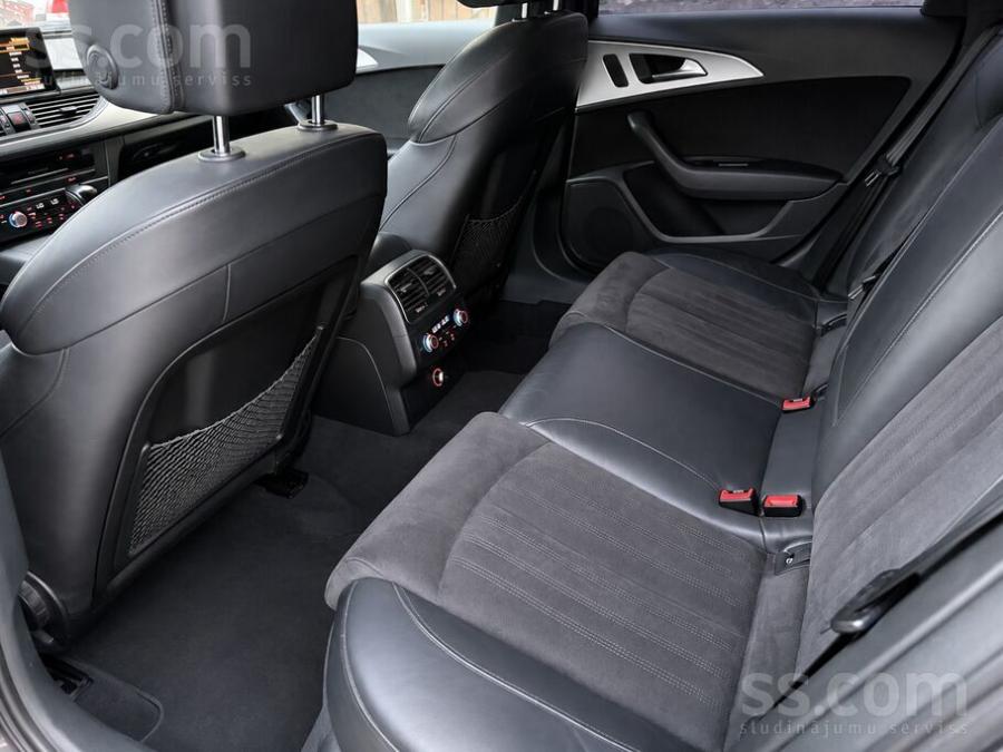 Black Audi A6 2016 in Rezekne, with an engine capacity of 3.00 L and mileage of 255 thousand km for 14750 €, photo 18 on AUTOMOTO.COM.LV
