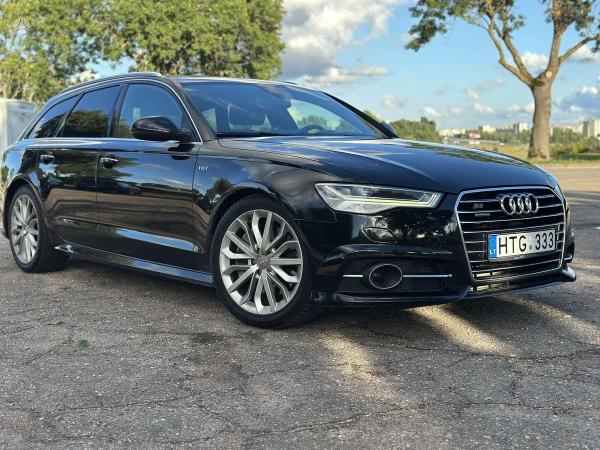 Black Audi A6 2016 in Kaunas, with an engine capacity of 2.97 L and mileage of 268 thousand km for 15900 €, photo 3 on AUTOMOTO.COM.LV