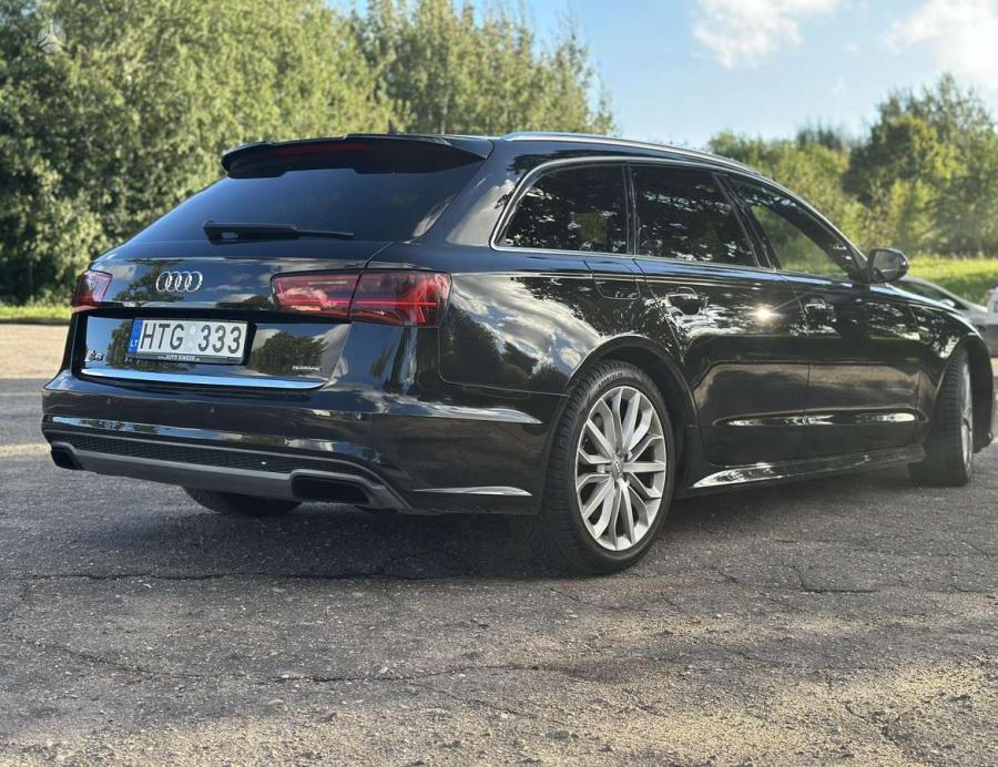 Black Audi A6 2016 in Kaunas, with an engine capacity of 2.97 L and mileage of 268 thousand km for 15900 €, photo 5 on AUTOMOTO.COM.LV