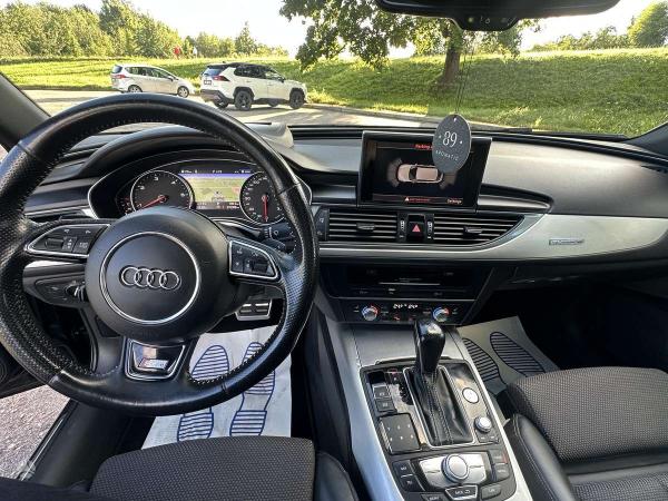 Black Audi A6 2016 in Kaunas, with an engine capacity of 2.97 L and mileage of 268 thousand km for 15900 €, photo 5 on AUTOMOTO.COM.LV