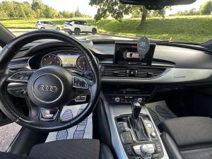 Black Audi A6 2016 in Kaunas, with an engine capacity of 2.97 L and mileage of 268 thousand km for 15900 €, photo 6 on AUTOMOTO.COM.LV