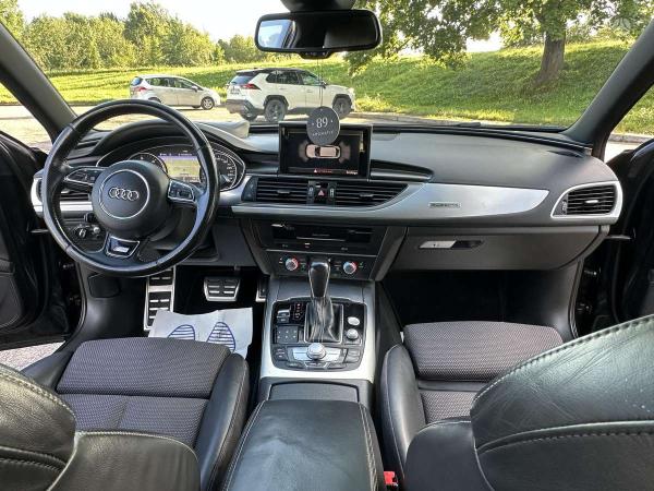Black Audi A6 2016 in Kaunas, with an engine capacity of 2.97 L and mileage of 268 thousand km for 15900 €, photo 6 on AUTOMOTO.COM.LV