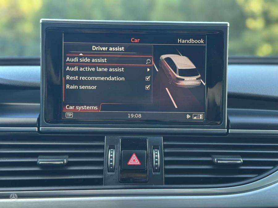 Black Audi A6 2016 in Kaunas, with an engine capacity of 2.97 L and mileage of 268 thousand km for 15900 €, photo 11 on AUTOMOTO.COM.LV
