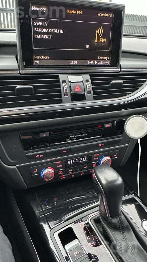 Melns Audi A6 2016 Rīga, ar dzinēja tilpumu 3.00 L un nobraukumu 189 tūkst. km par 16800 €, foto 4 vietnē AUTOMOTO.COM.LV