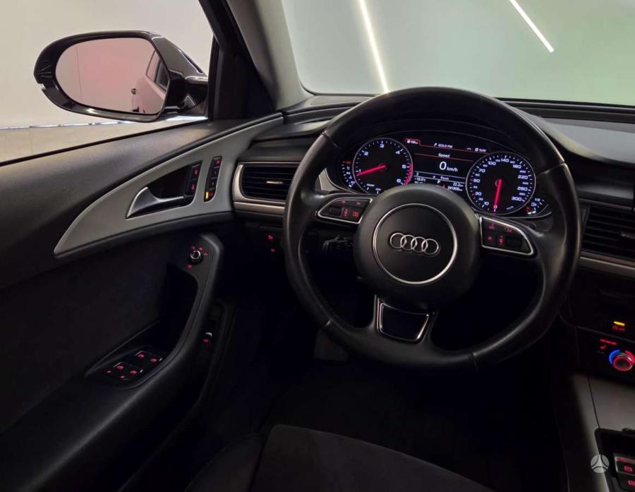 Black Audi A6 2016 in Marijampole, with an engine capacity of 1.97 L and mileage of 292 thousand km for 14999 €, photo 9 on AUTOMOTO.COM.LV