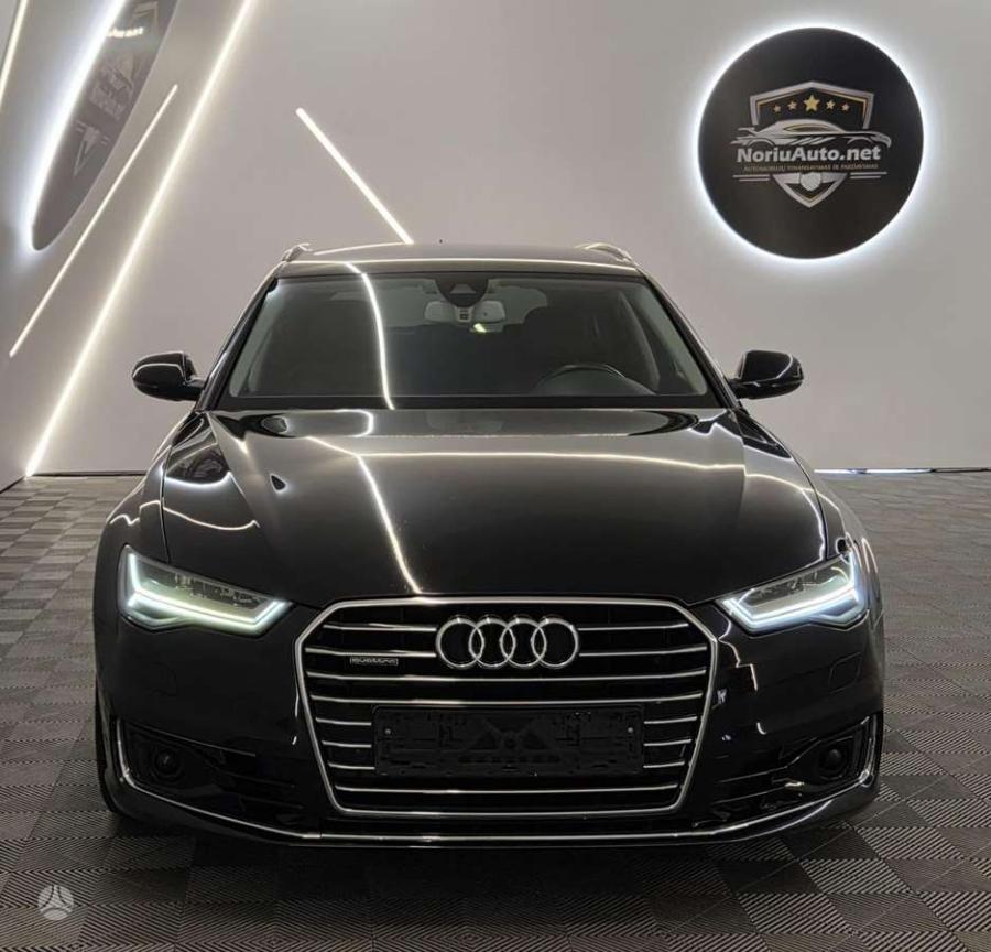Black Audi A6 2016 in Marijampole, with an engine capacity of 1.97 L and mileage of 292 thousand km for 14999 €, photo 11 on AUTOMOTO.COM.LV