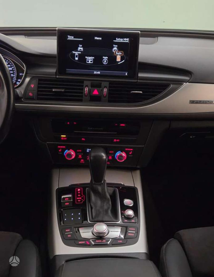 Black Audi A6 2016 in Marijampole, with an engine capacity of 1.97 L and mileage of 292 thousand km for 14999 €, photo 12 on AUTOMOTO.COM.LV