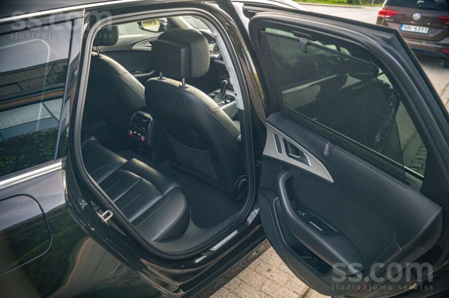 Black Audi A6 2016 in Riga, with an engine capacity of 3.00 L and mileage of 179 thousand km for 14990 €, photo 15 on AUTOMOTO.COM.LV