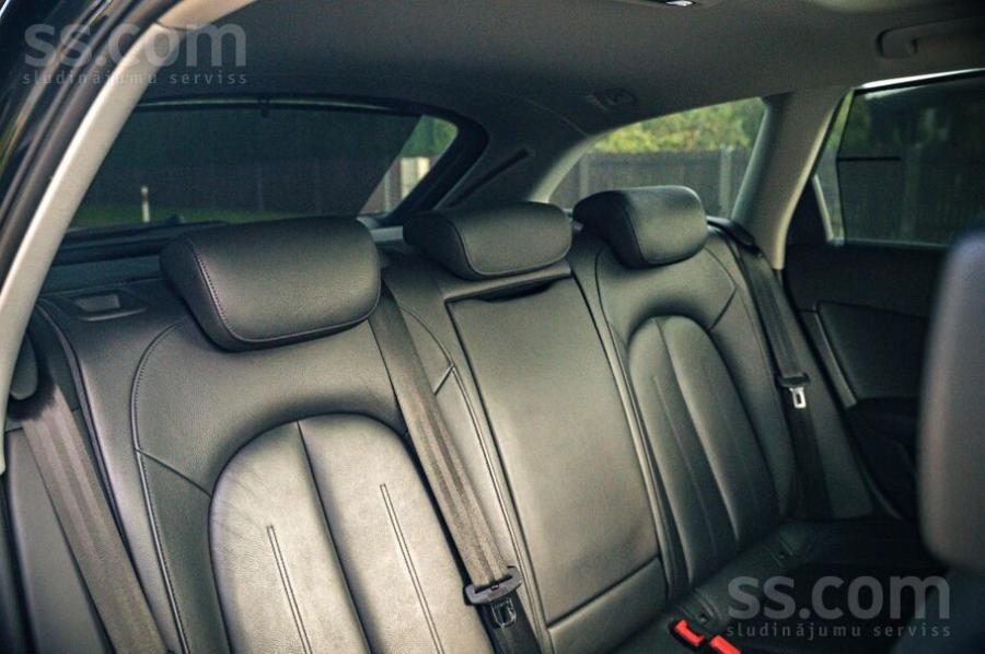 Black Audi A6 2016 in Riga, with an engine capacity of 3.00 L and mileage of 179 thousand km for 14990 €, photo 17 on AUTOMOTO.COM.LV