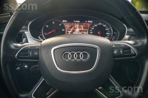 Black Audi A6 2016 in Riga, with an engine capacity of 3.00 L and mileage of 179 thousand km for 14990 €, photo 23 on AUTOMOTO.COM.LV