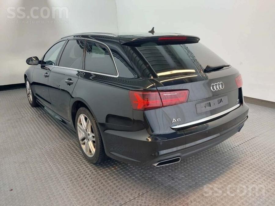 Black Audi A6 2016 in Tukums, with an engine capacity of 3.00 L and mileage of 181 thousand km for 13990 €, photo 4 on AUTOMOTO.COM.LV
