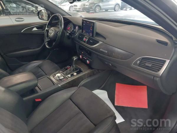 Black Audi A6 2016 in Tukums, with an engine capacity of 3.00 L and mileage of 181 thousand km for 13990 €, photo 6 on AUTOMOTO.COM.LV