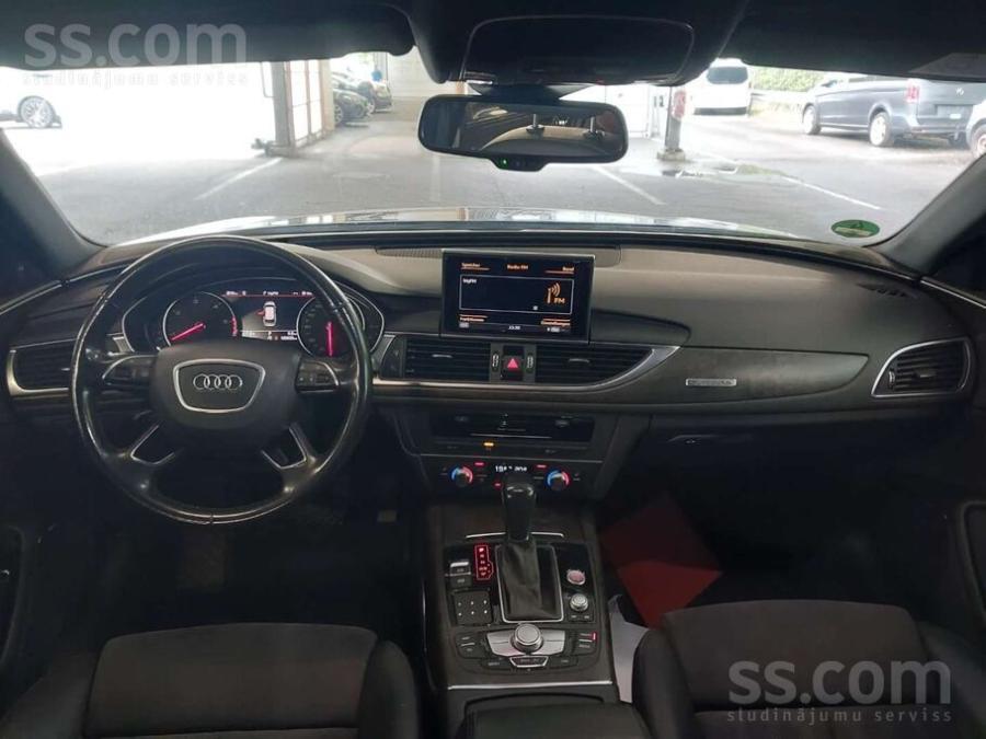 Black Audi A6 2016 in Tukums, with an engine capacity of 3.00 L and mileage of 181 thousand km for 13990 €, photo 12 on AUTOMOTO.COM.LV