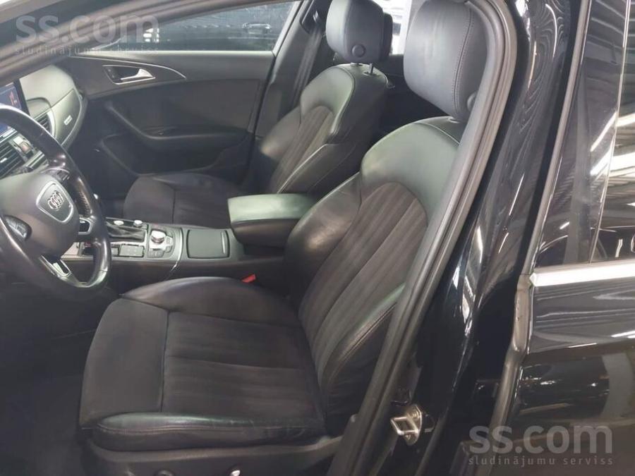 Black Audi A6 2016 in Tukums, with an engine capacity of 3.00 L and mileage of 181 thousand km for 13990 €, photo 16 on AUTOMOTO.COM.LV