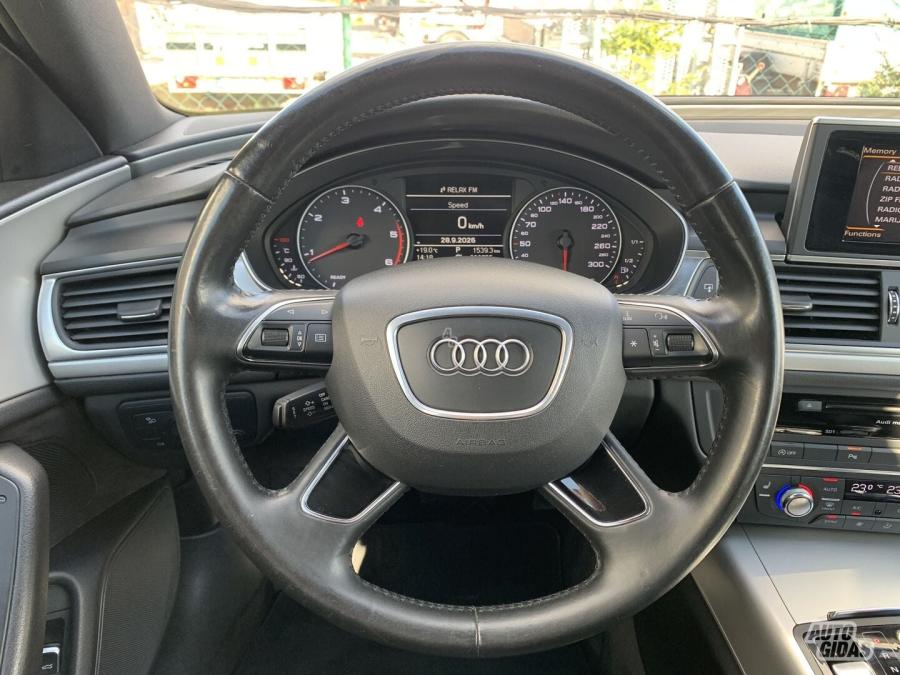 Melns Audi A6 2016 Kauņa, ar dzinēja tilpumu 2.00 L un nobraukumu 270 tūkst. km par 12499 €, foto 19 vietnē AUTOMOTO.COM.LV