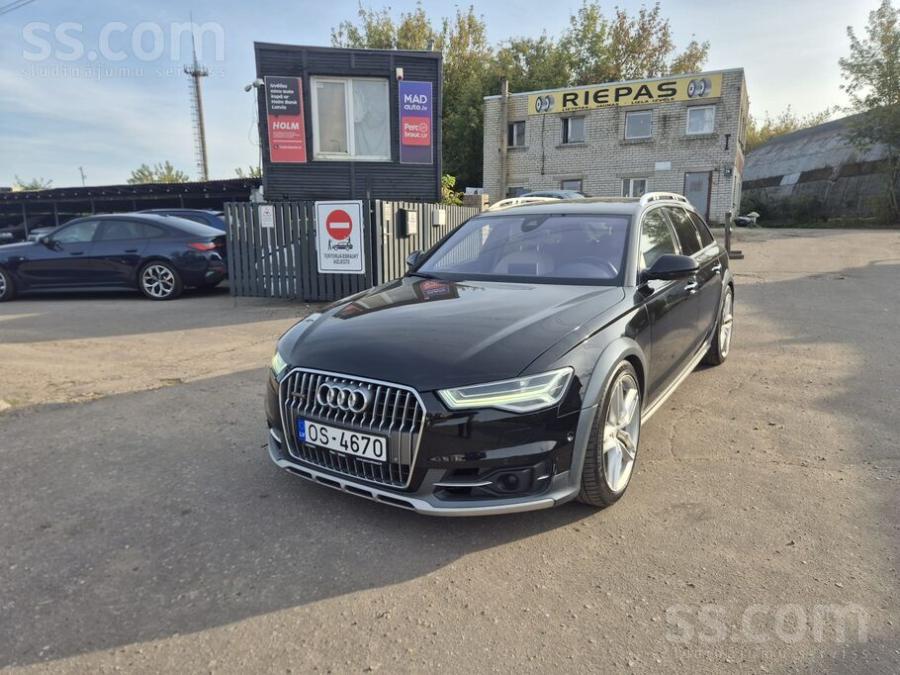 Черный Ауди А6 2016 в Рига, объемом двигателя 3.00 л и пробегом 250 тыс. км за 14990 €, фото 1 на AUTOMOTO.COM.LV