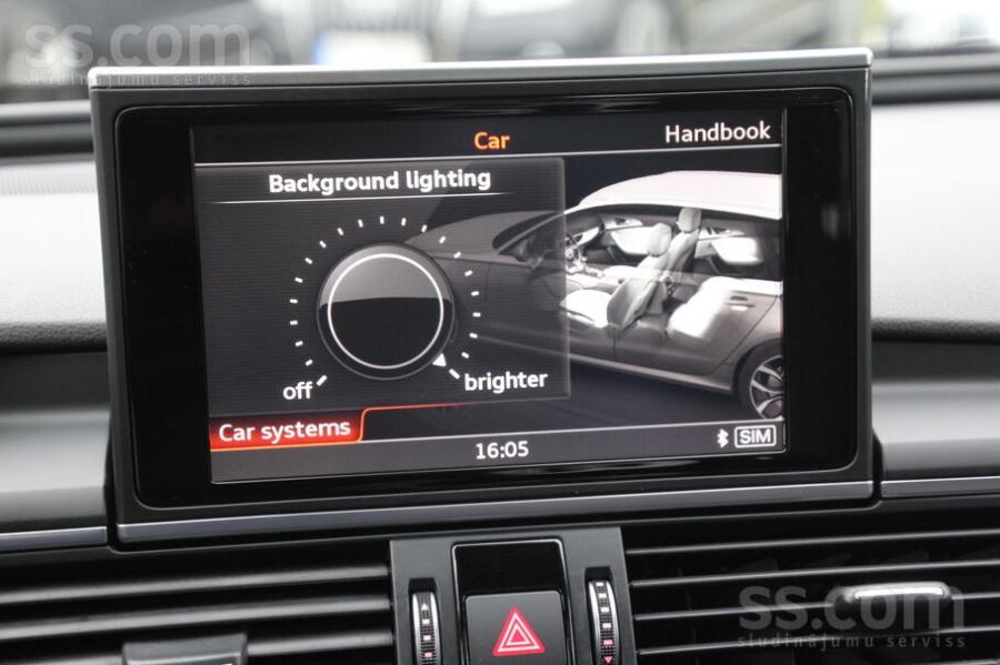 Melns Audi A6 2016 Tukums, ar dzinēja tilpumu 3.00 L un nobraukumu 250 tūkst. km par 18000 €, foto 19 vietnē AUTOMOTO.COM.LV