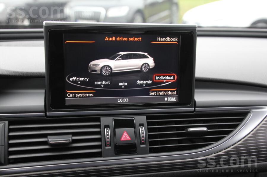 Melns Audi A6 2016 Tukums, ar dzinēja tilpumu 3.00 L un nobraukumu 250 tūkst. km par 18000 €, foto 24 vietnē AUTOMOTO.COM.LV