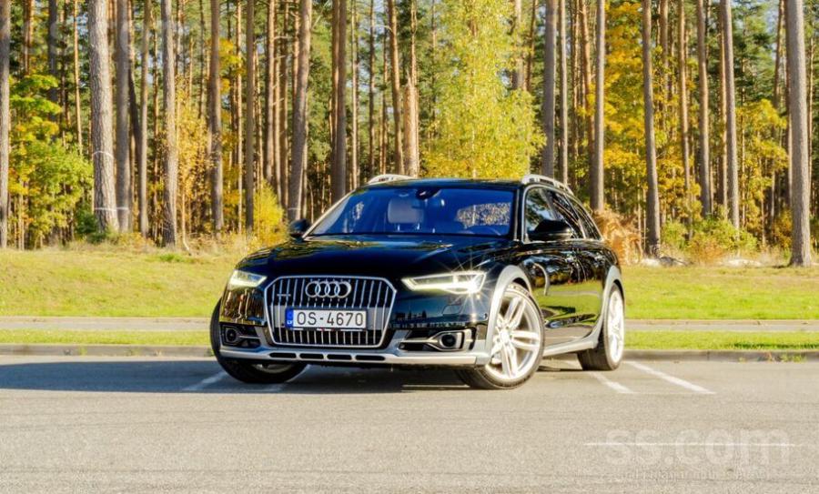 Black Audi A6 2016 in Riga, with an engine capacity of 3.00 L and mileage of 250 thousand km for 14990 €, photo 5 on AUTOMOTO.COM.LV