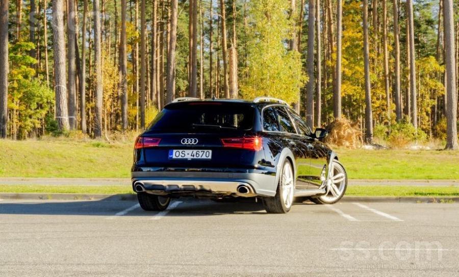Black Audi A6 2016 in Riga, with an engine capacity of 3.00 L and mileage of 250 thousand km for 14990 €, photo 7 on AUTOMOTO.COM.LV