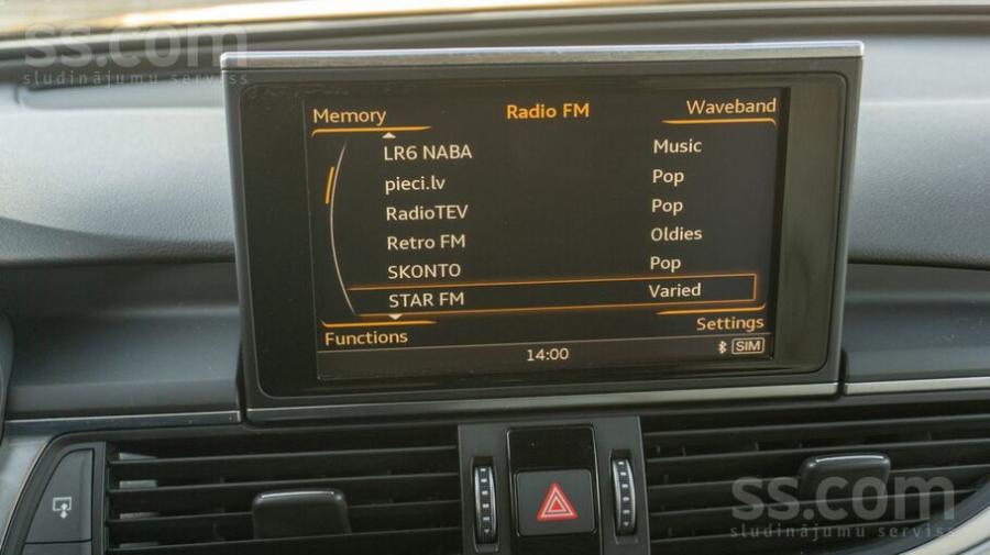 Black Audi A6 2016 in Riga, with an engine capacity of 3.00 L and mileage of 250 thousand km for 14990 €, photo 19 on AUTOMOTO.COM.LV