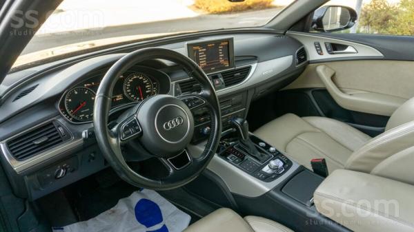 Audi A6 2016 in Riga on AUTOMOTO.COM.LV Black Audi A6 2016 in Riga, with an engine capacity of 3.00 L and mileage of 250 thousand km for 14990 €, photo 11 on AUTOMOTO.COM.LV