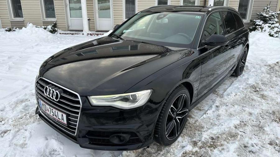 Black Audi A6 2017 in Vilnius, with an engine capacity of 1.97 L and mileage of 300 thousand km for 13900 €, photo 10 on AUTOMOTO.COM.LV
