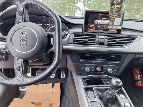 Black Audi A6 2017 in Pasvalys, with an engine capacity of 1.97 L and mileage of 165 thousand km for 16500 €, photo 10 on AUTOMOTO.COM.LV