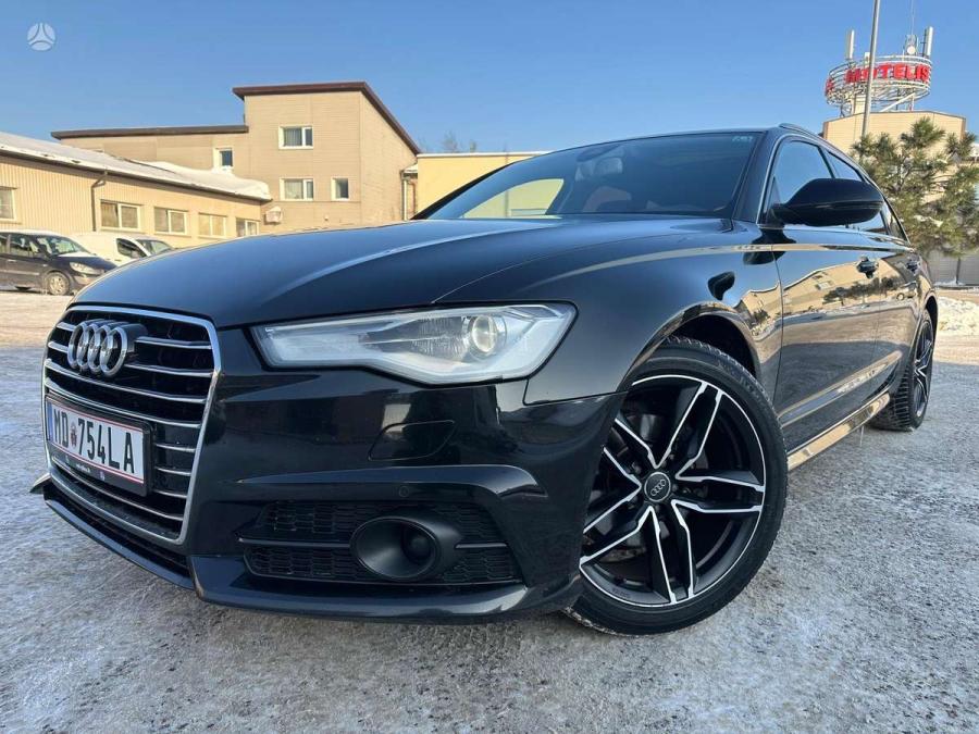 Black Audi A6 2017 in Vilnius, with an engine capacity of 1.97 L and mileage of 300 thousand km for 13450 €, photo 3 on AUTOMOTO.COM.LV
