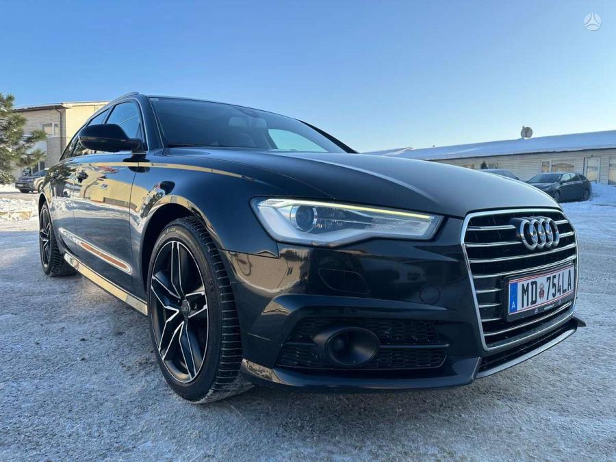Black Audi A6 2017 in Vilnius, with an engine capacity of 1.97 L and mileage of 300 thousand km for 13450 €, photo 12 on AUTOMOTO.COM.LV