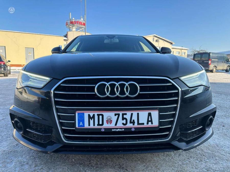 Black Audi A6 2017 in Vilnius, with an engine capacity of 1.97 L and mileage of 300 thousand km for 13450 €, photo 15 on AUTOMOTO.COM.LV