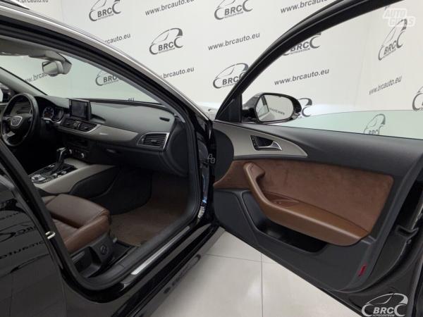 Black Audi A6 2017 in Avizieniai, with an engine capacity of 3.00 L and mileage of 348 thousand km for 10900 €, photo 8 on AUTOMOTO.COM.LV